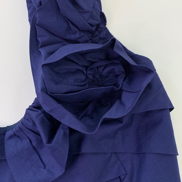 Modcloth | Dresses | Minuet Modcloth One Shoulder Blue Dress Small ...